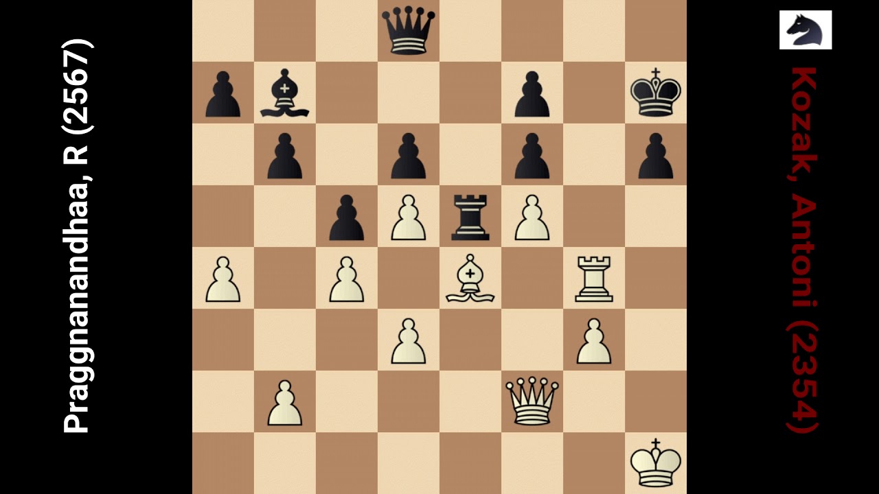 World Youth Chess!!Praggnanandhaa, R (2567) - Kozak, Antoni (2354 ...