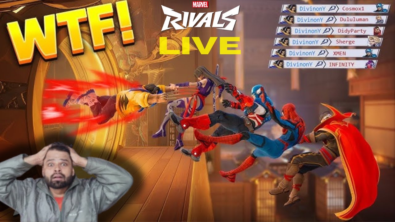 🔴 LIVE: Marvel Rivals - Ultimate Superhero Showdown! | Intense Gameplay ...