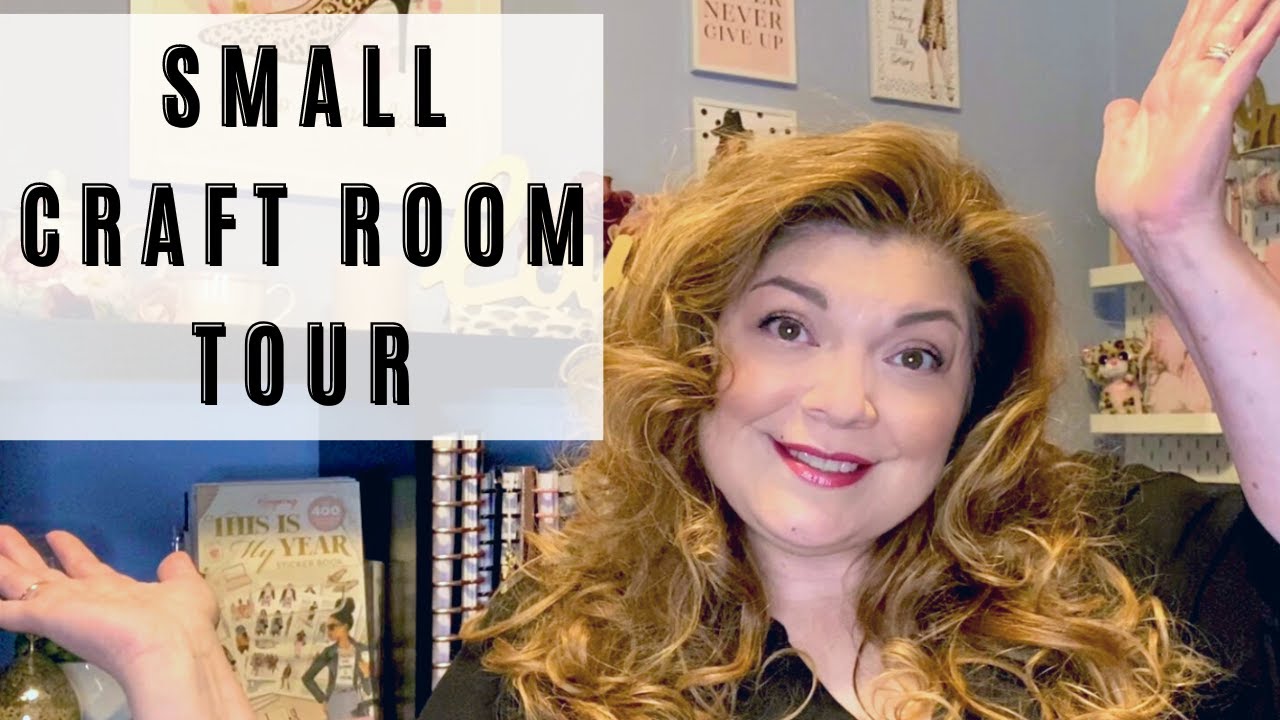SMALL CRAFT ROOM TOUR AND ORGANIZATION - YouTube