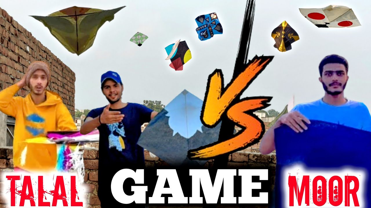 MOOR Bhai Ky Sath Game 💥 || Heavy Game With Talal Noor 😱 || kite making ...