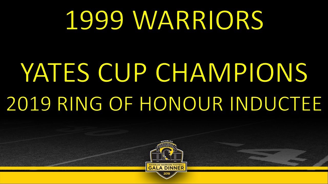 1999 Yates Cup Team 2019 Ring of Honour Inductee - YouTube