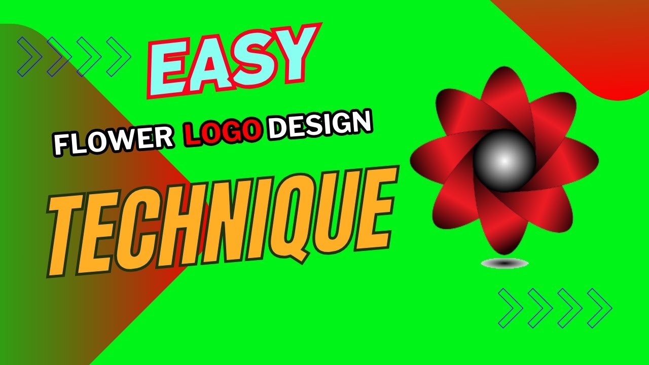 How to create 3D flower logo in adobe illustrator | 3D Flower Logo ...