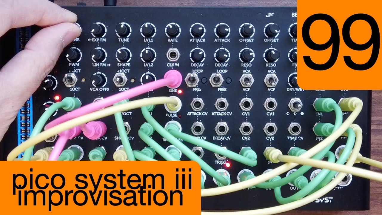 #99 Erica Synths Pico System iii Improvisation - YouTube