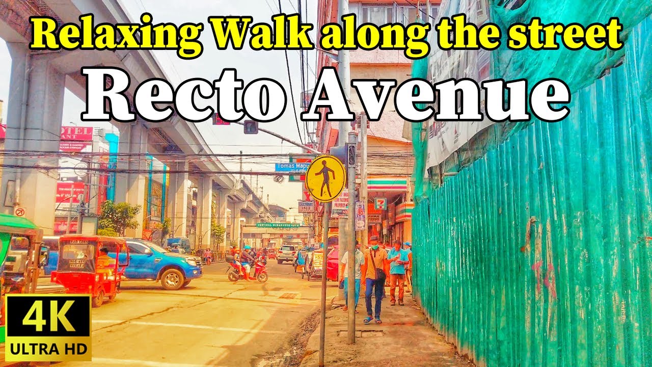 Relaxing Walk - RECTO AVE , Metro Manila Philippines / DJI Pocket 2 [4K ...