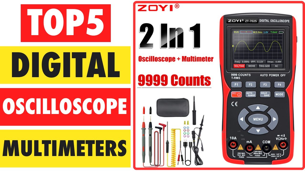 Top 5 Best Digital Oscilloscope Multimeters In 2024 | Best Multimeter ...