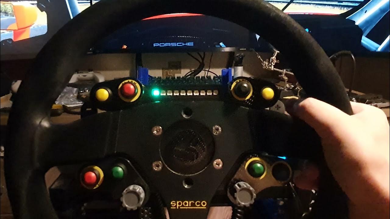 New steering on Arduino+simhub - YouTube