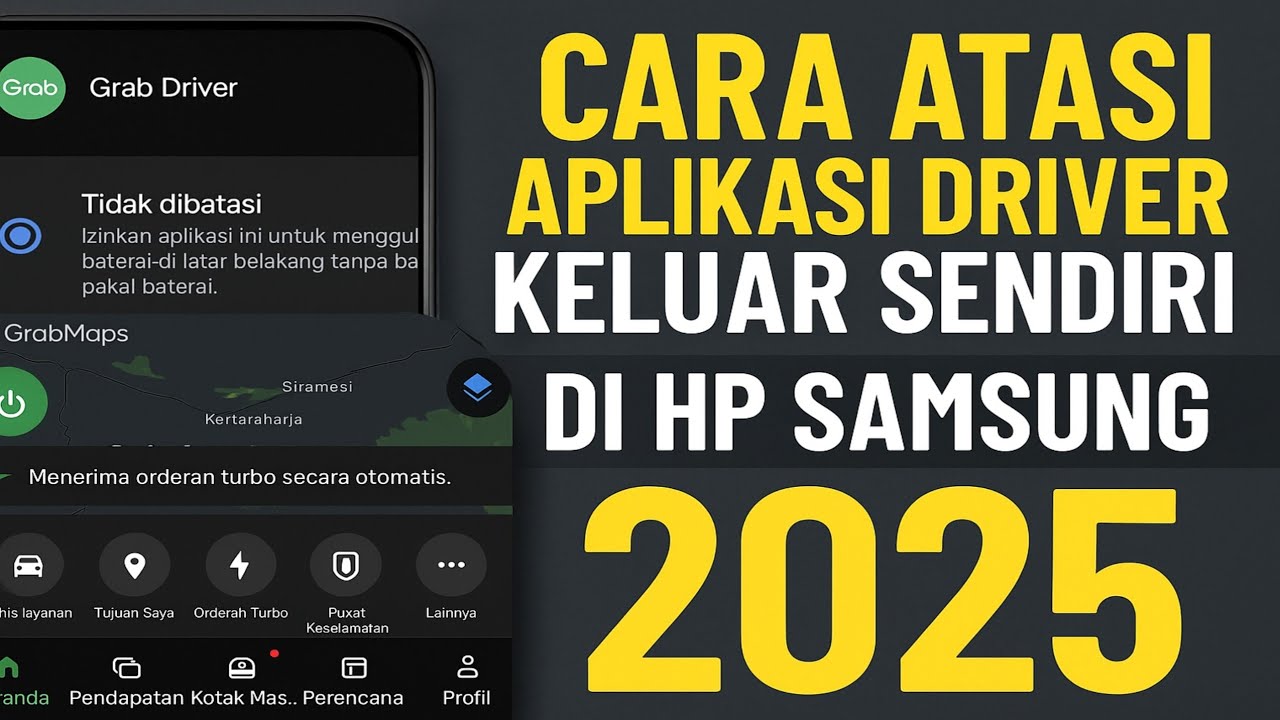 Tutorial Pemula | Cara Atasi Aplikasi Driver Grab Keluar Sendiri ...