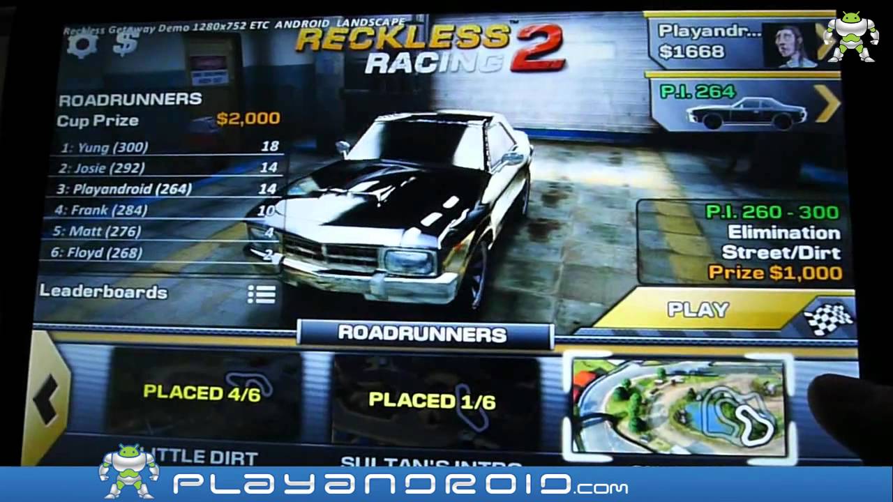 Lets Play : Reckless Racing 2 - First Gameplay Video - YouTube