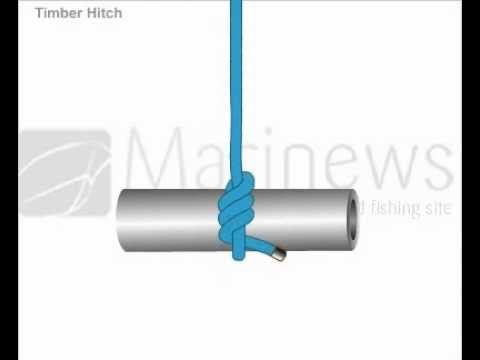How to Tie Timber Hitch Knot - YouTube
