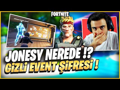 JONESY'NİN GİZLİ EVİNE GİTTİK ! Fortnite Türkçe Teori
