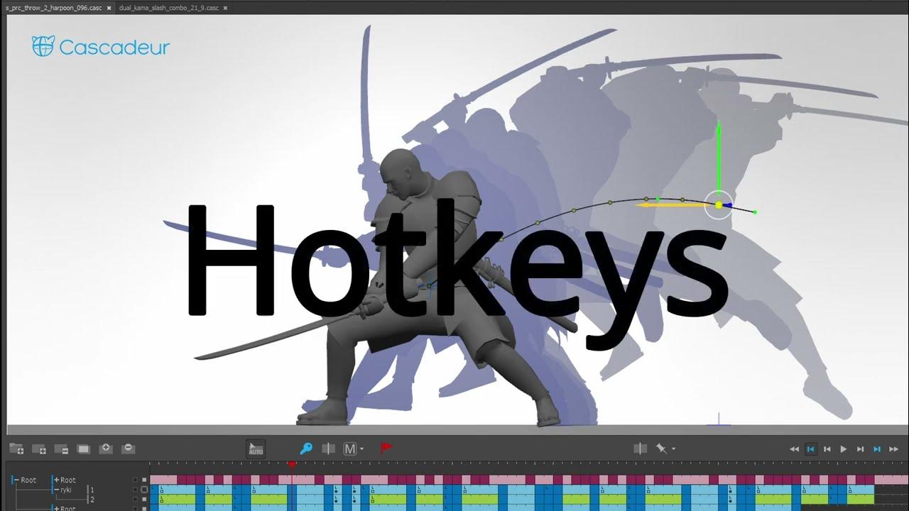 Cascadeur Hotkeys - YouTube