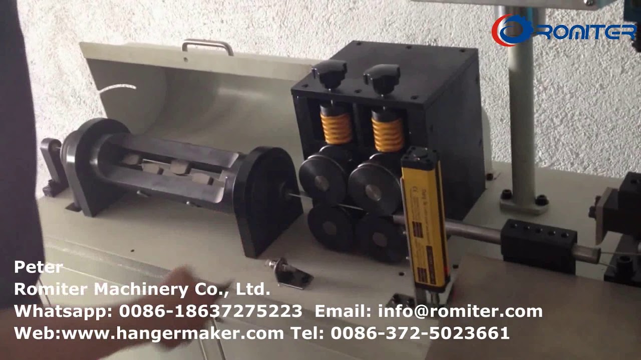 Full Automatic PET Wire Calendar Hanger Forming Making Machine - YouTube