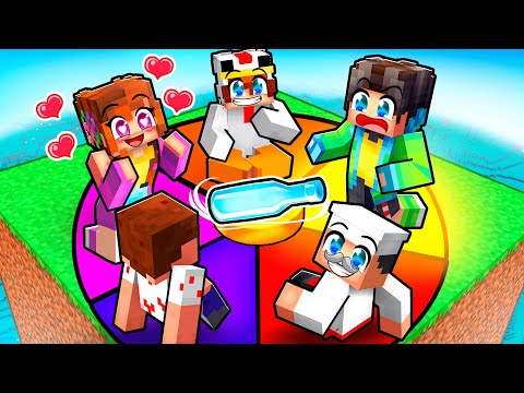 Minecraft mais c'est ACTION OU VÉRITÉ AVEC UNE BOUTEILLE ! (GEMI SMP Ep. 6)