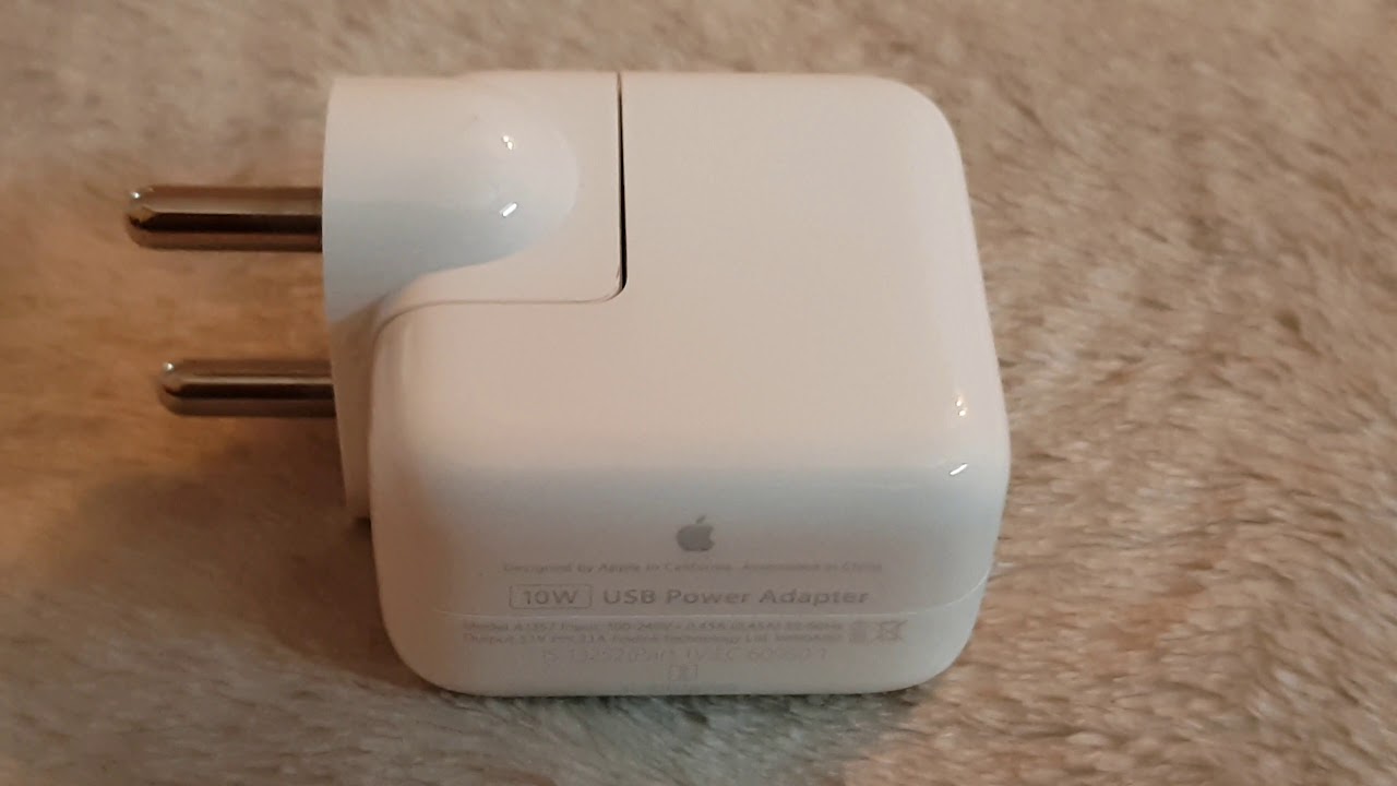 Apple 10W USB power adapter - YouTube