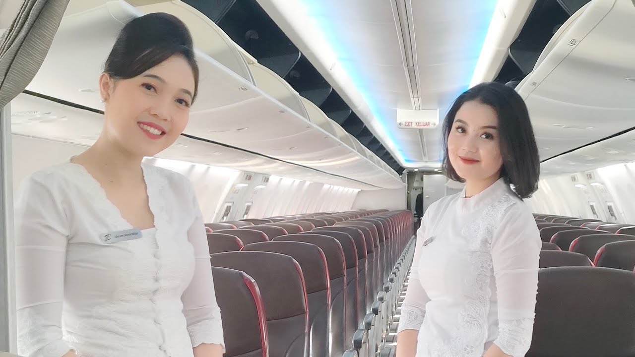 kegiatan pramugari sebelum Terbang dan sesudah di bandara Soekarno ...