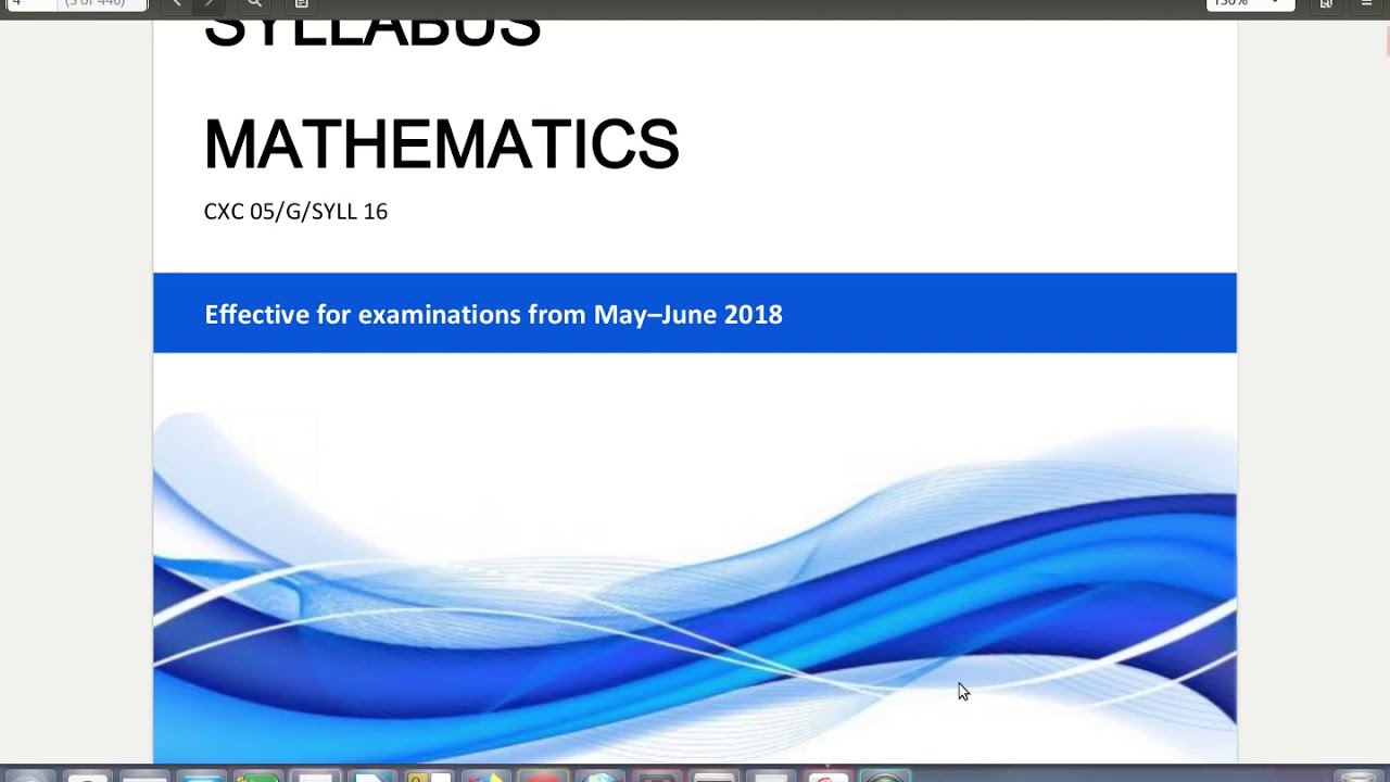 CSEC Syllabus 1 - YouTube