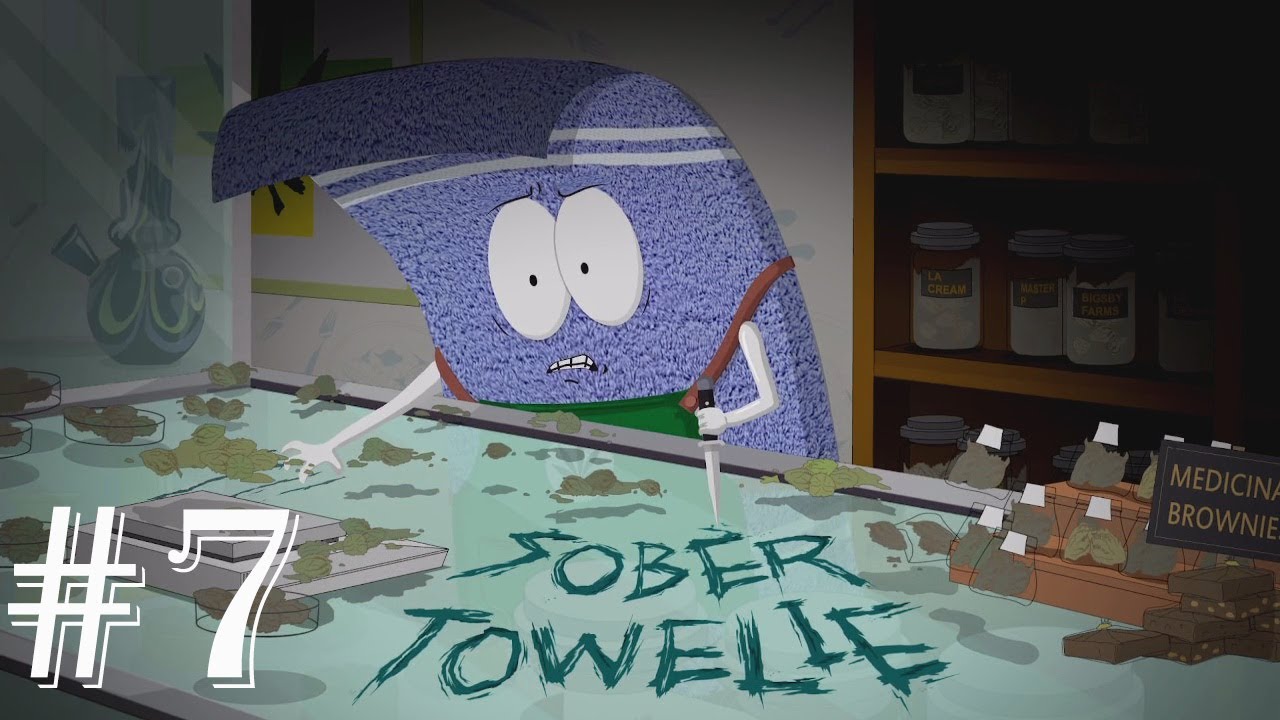 ผ้าเช็ดตัวติดยา --- South park the fractured but whole Part 7 - YouTube