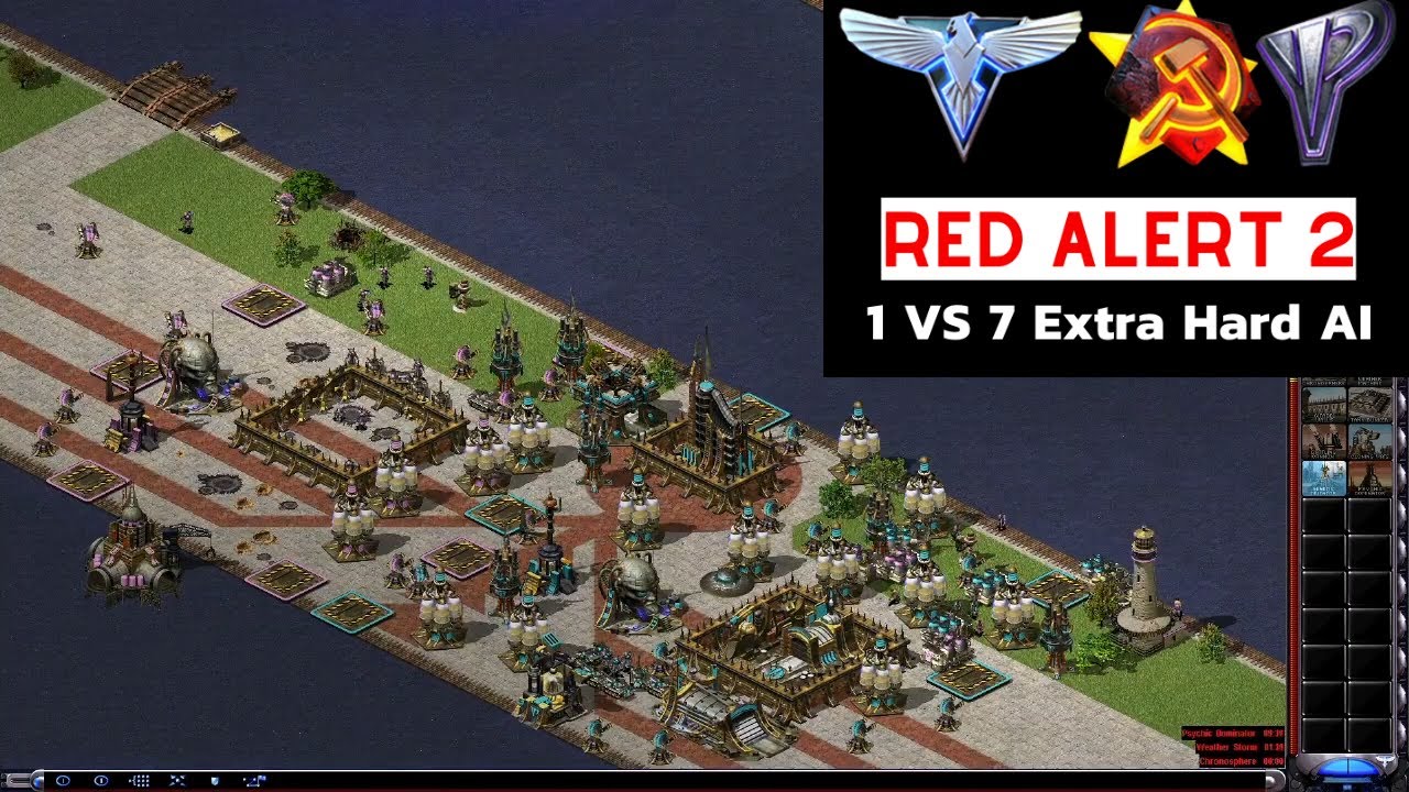 Red Alert 2 Yuri's Revenge I 1 Korea vs 7 Yuris (Brutal Ai) - YouTube