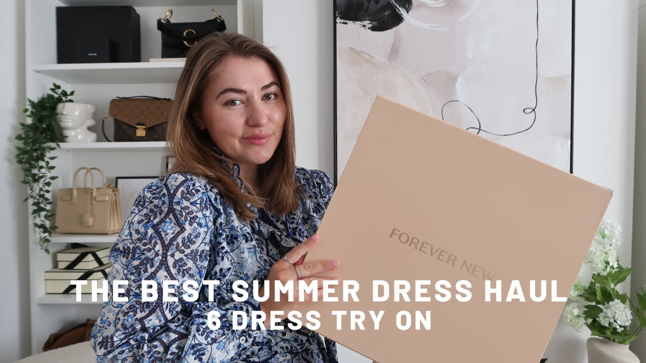 THE BEST SUMMER DRESS HAUL - 6 DRESS TRY ON | PetiteElliee - YouTube