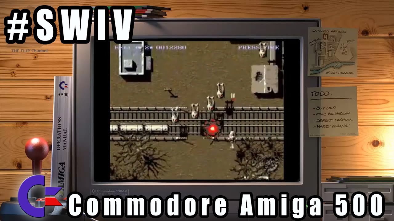 SWIV - Commodore Amiga 500 Gameplay Demo - YouTube