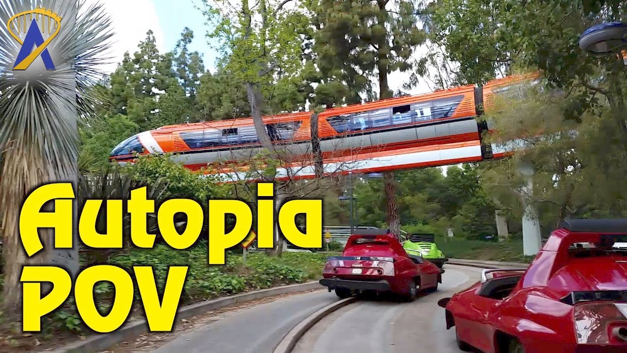 Autopia 2017 POV featuring ASIMO at Disneyland in California - YouTube