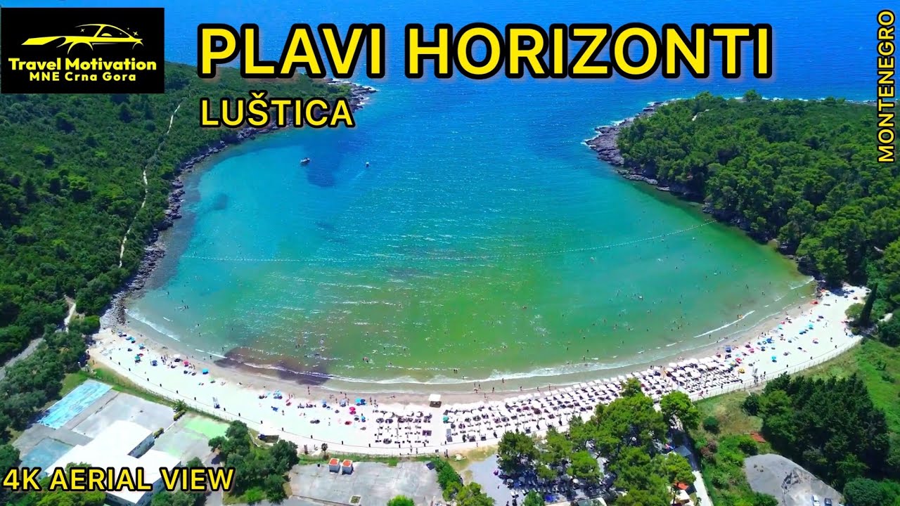 PLAVI HORIZONTI [4K Aerial View] Luštica MNE Crna Gora July 2023 ...
