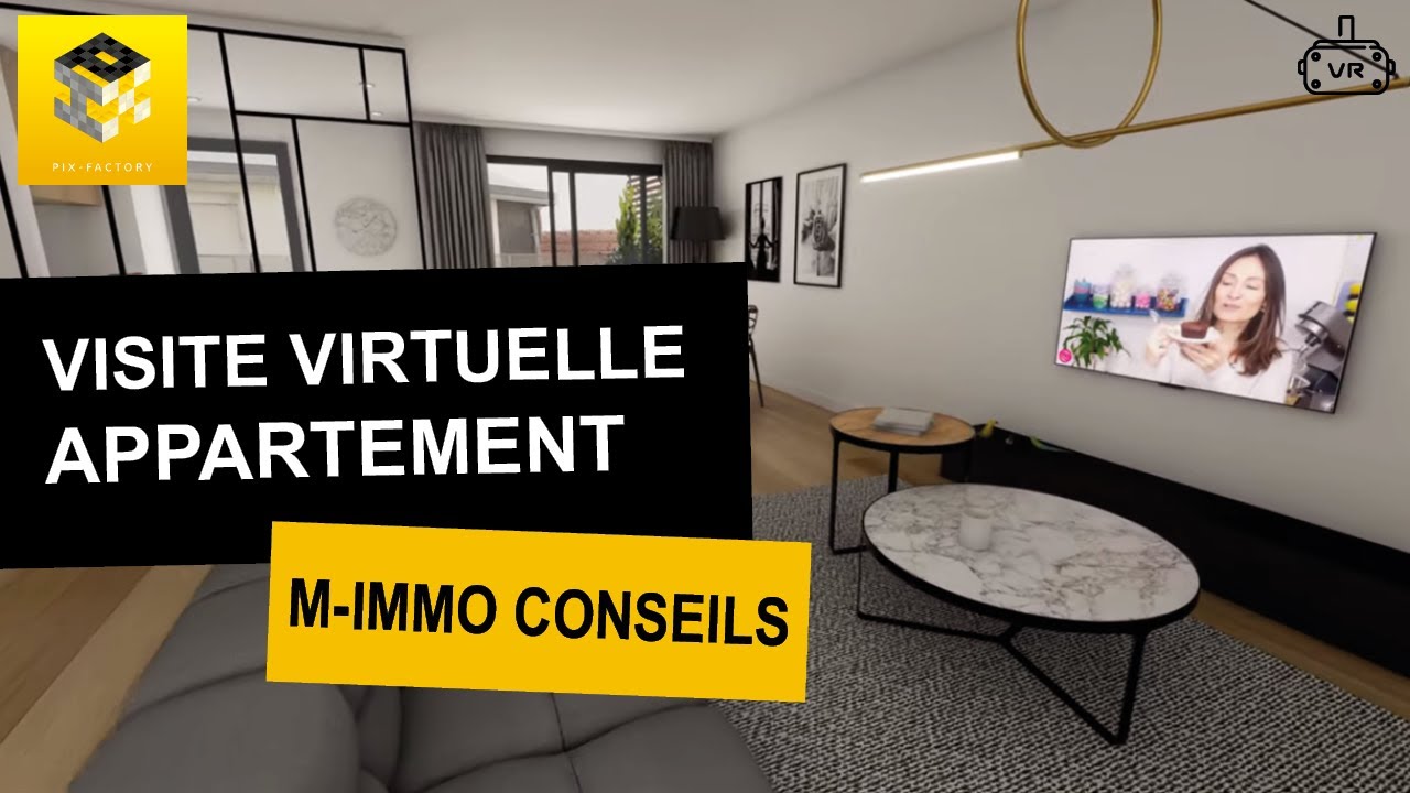 Réalité virtuelle - Visite virtuelle Appartement - M-IMMO CONSEILS - YouTube