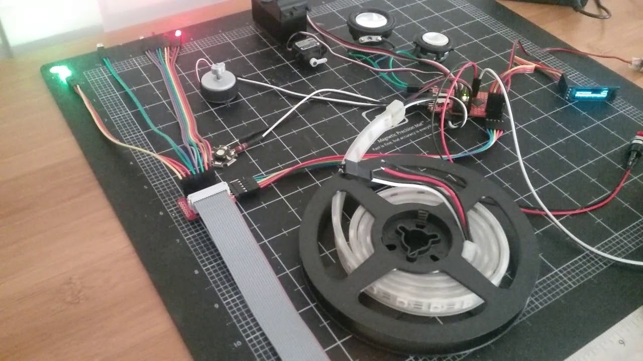 Firecricket XL + TLC59116 LED Module - YouTube