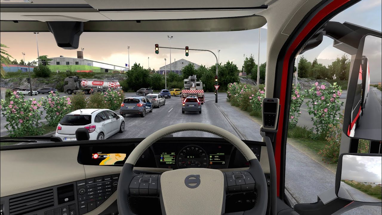 Euro Truck Simulator 2 - Realistic Graphics Mod by SnowyMoon - YouTube