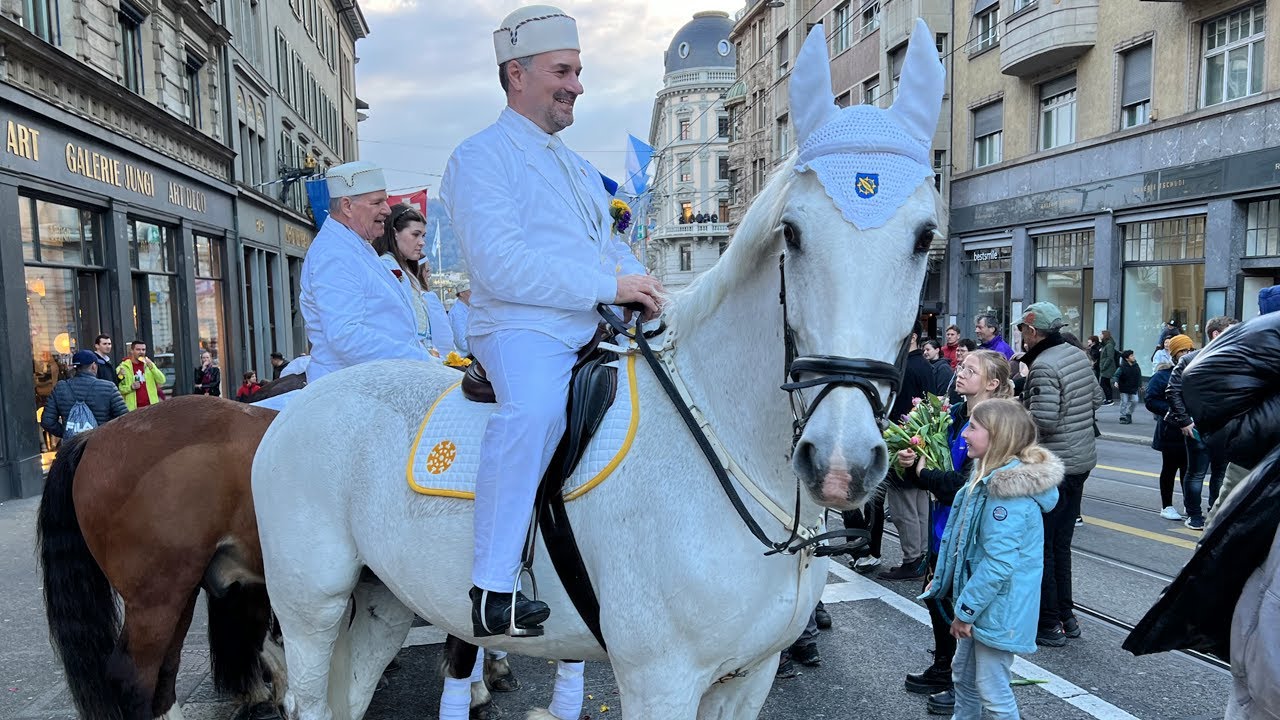 Sechseläuten Böögg + Umzug 2023 in Zürich - YouTube