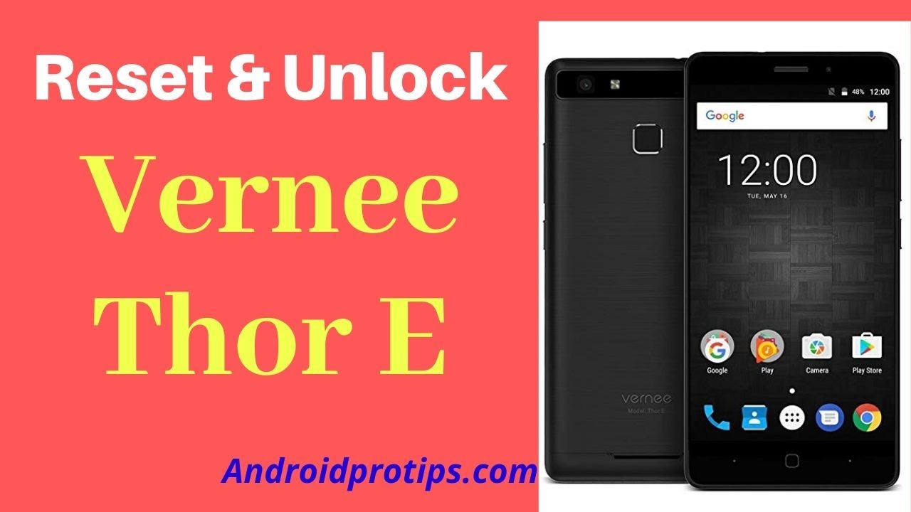 How to Reset & Unlock Vernee Thor E - YouTube