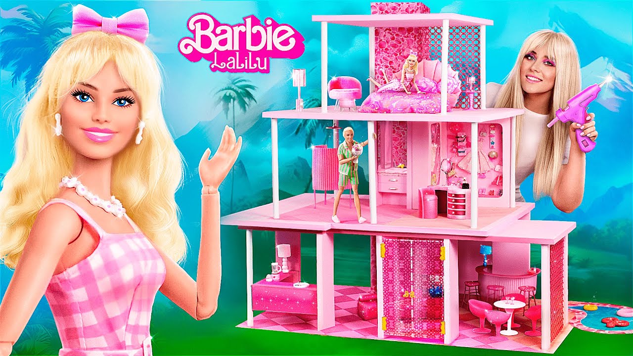 Rumah Impian Barbie Dalam Kehidupan Nyata / 30 Kreasi Boneka - YouTube