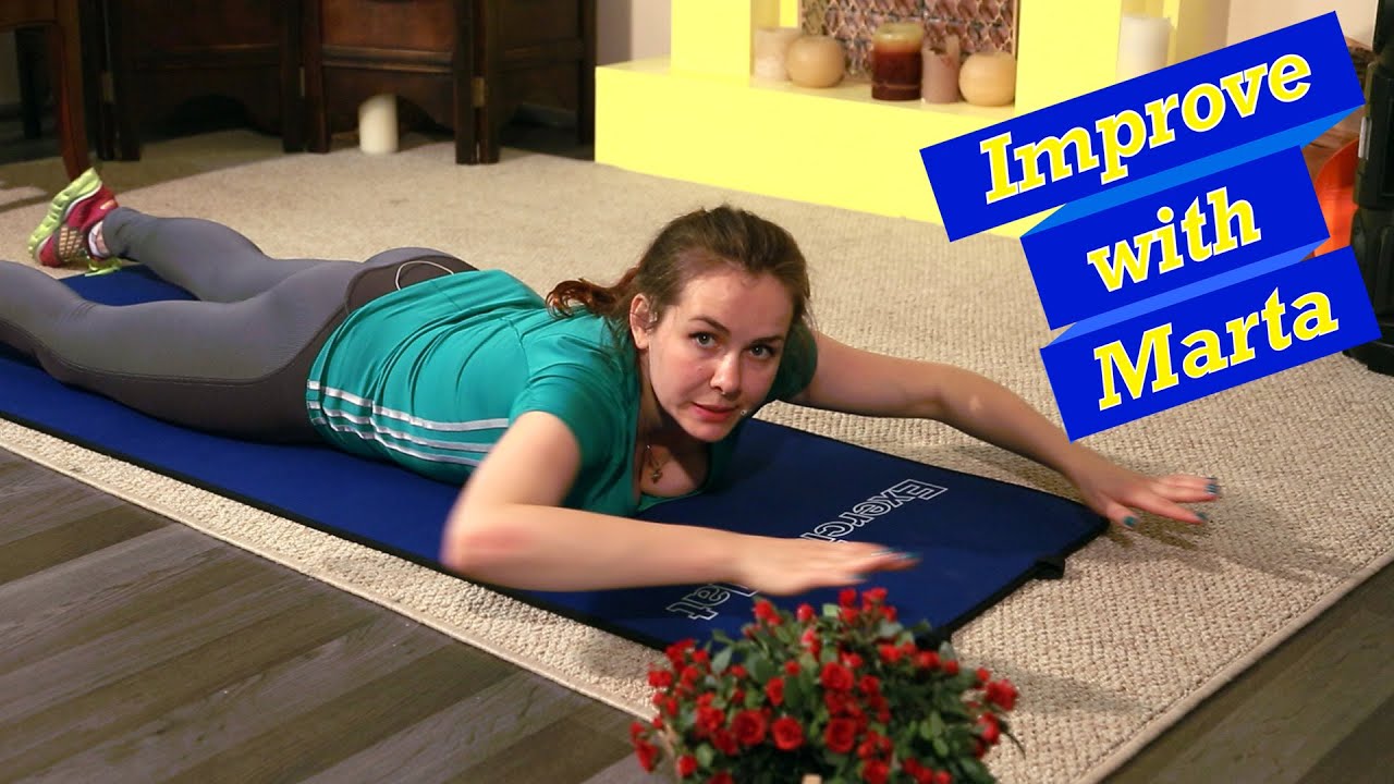 Correct posture - Improve with Marta - YouTube