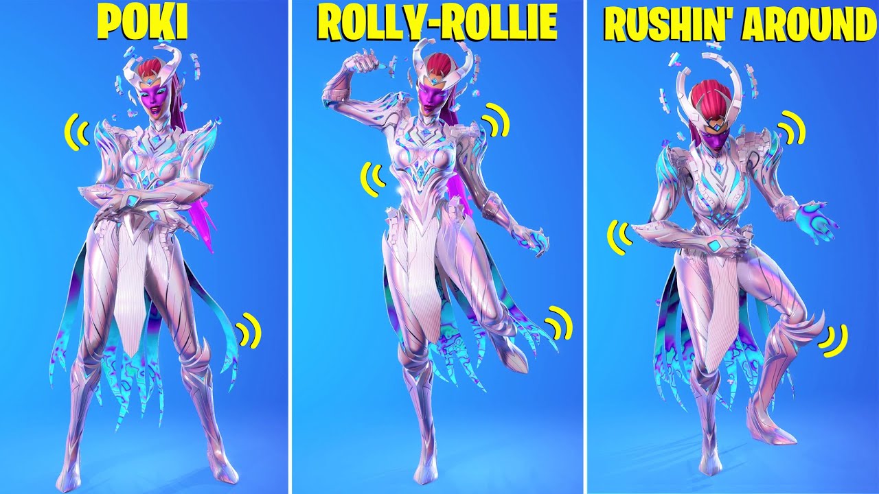 Fortnite The Cube Queen Skin With Best Dances & Emotes! - YouTube