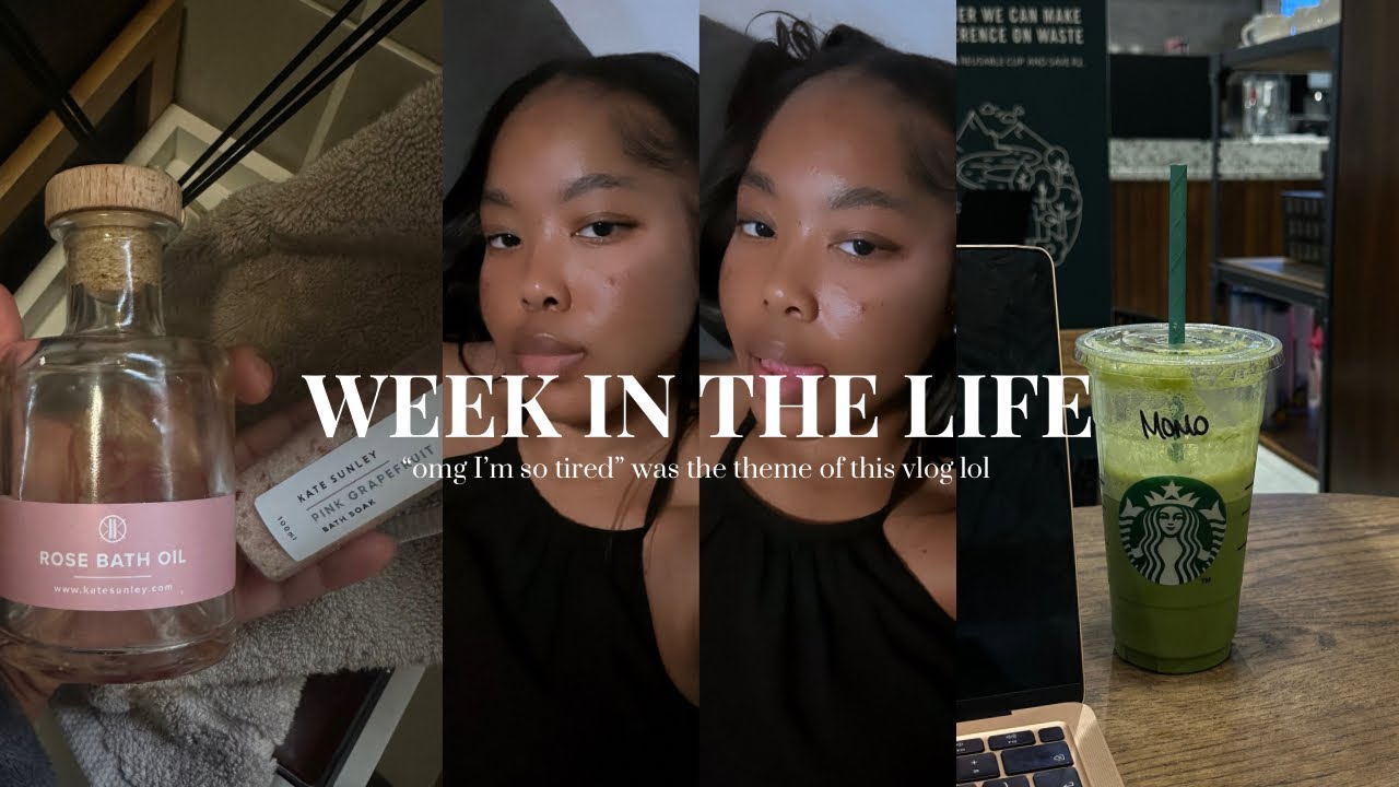 WEEK IN THE LIFE | RELAXING WEEKEND + FIGHTING EXHAUSTION +ERRAND RUNS ...