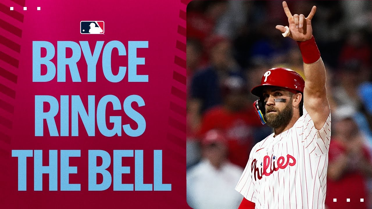 Bryce Harper homers for a SECOND straight day! 🔔 - YouTube