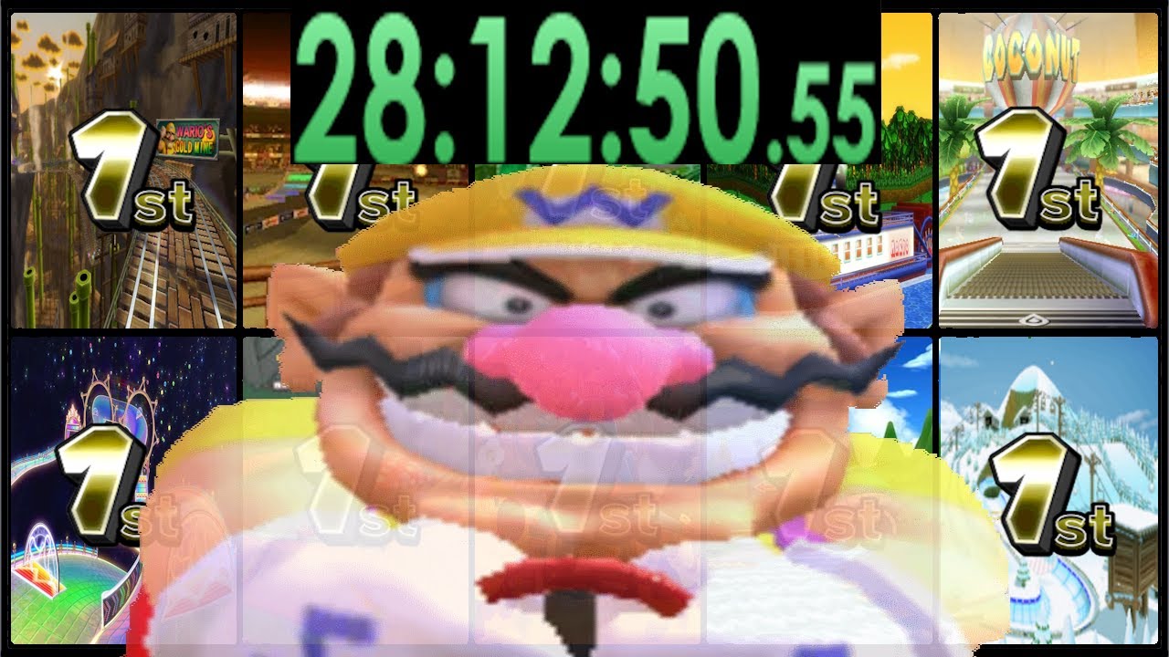 DougDoug "Ten Mario Kart Races at Once" Challenge - YouTube