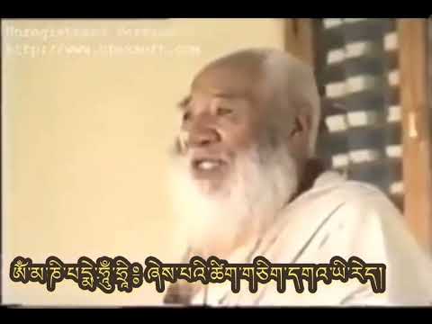 Rare clip of  Jadrel Rinpoche