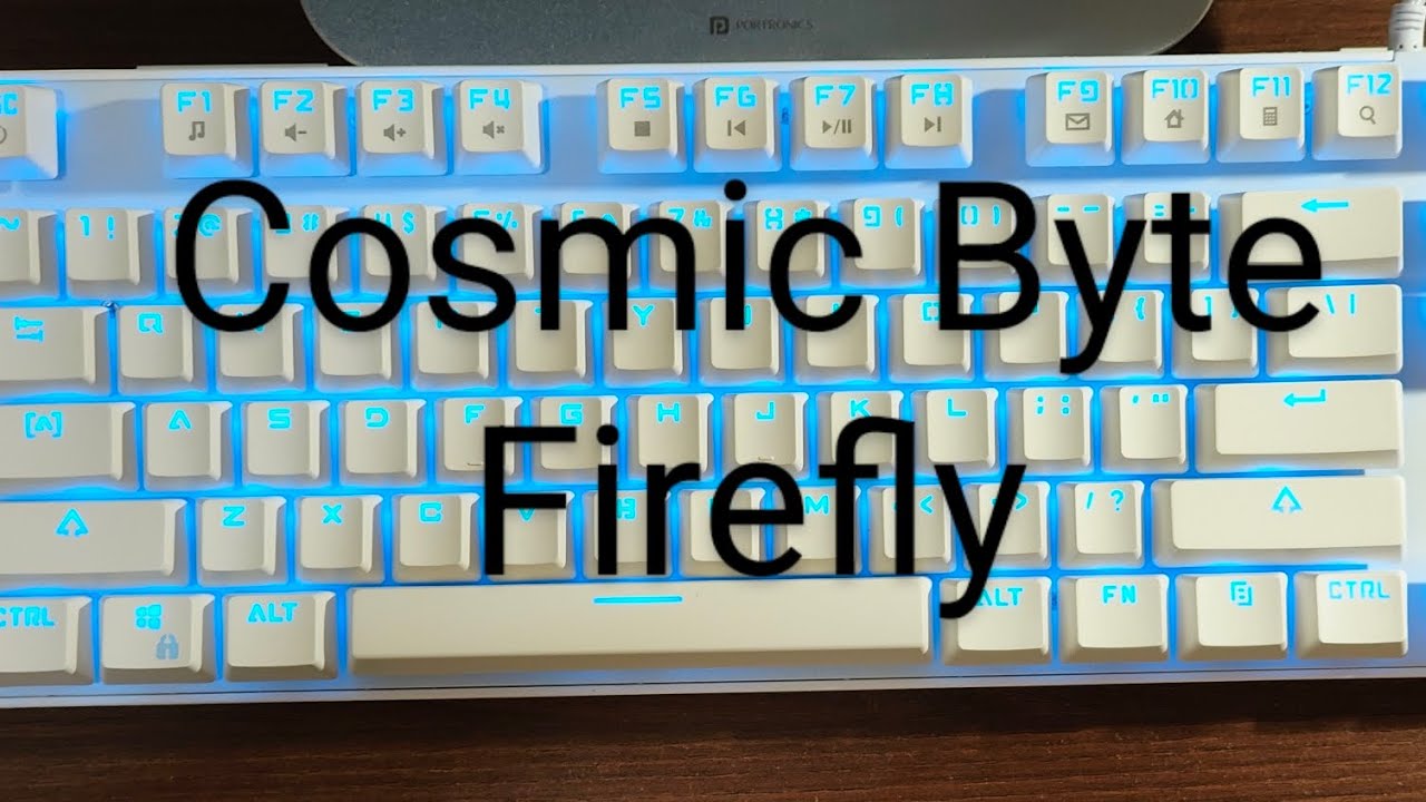 Cosmic Byte Firefly CB-GK-37 Gaming Keyboard Unboxing and First ...