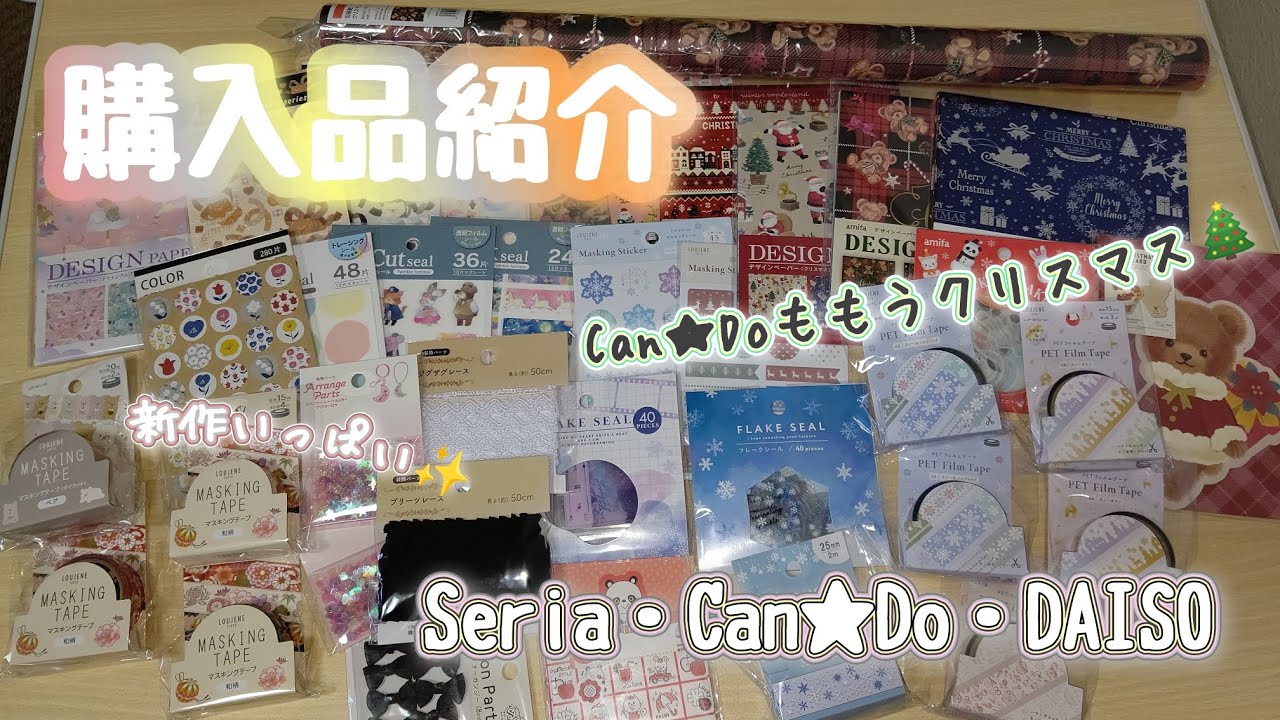 購入品紹介☆Seria・Can★Do・DAISO - YouTube