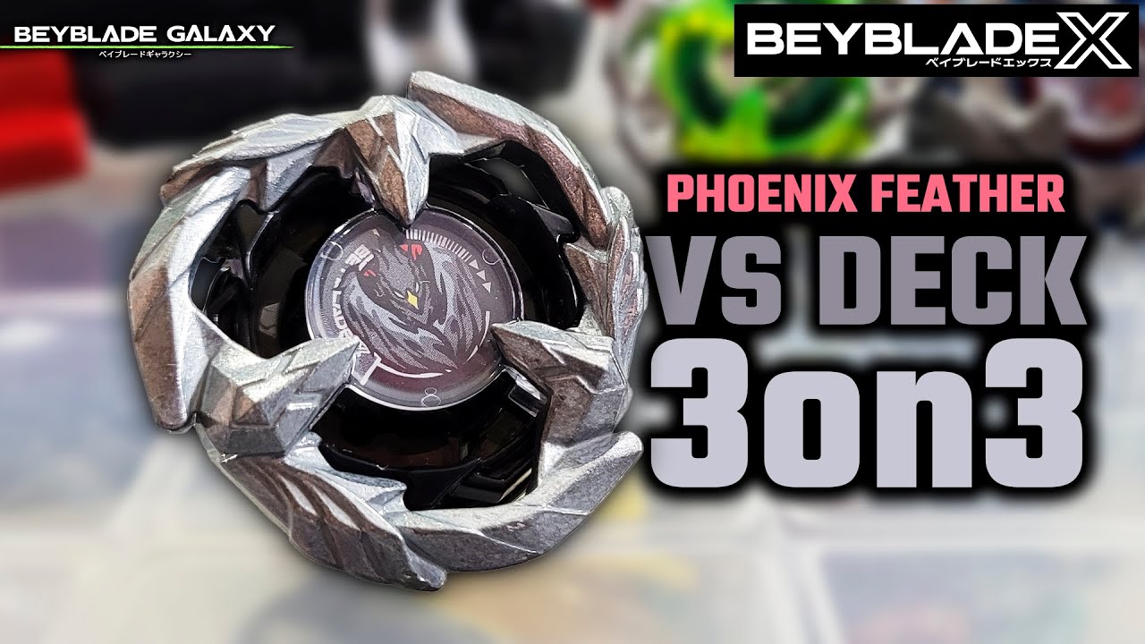 PHOENIX FEATHER 2-60N aguenta um Deck 3on3 [Beyblade X ベイブレードX] - YouTube