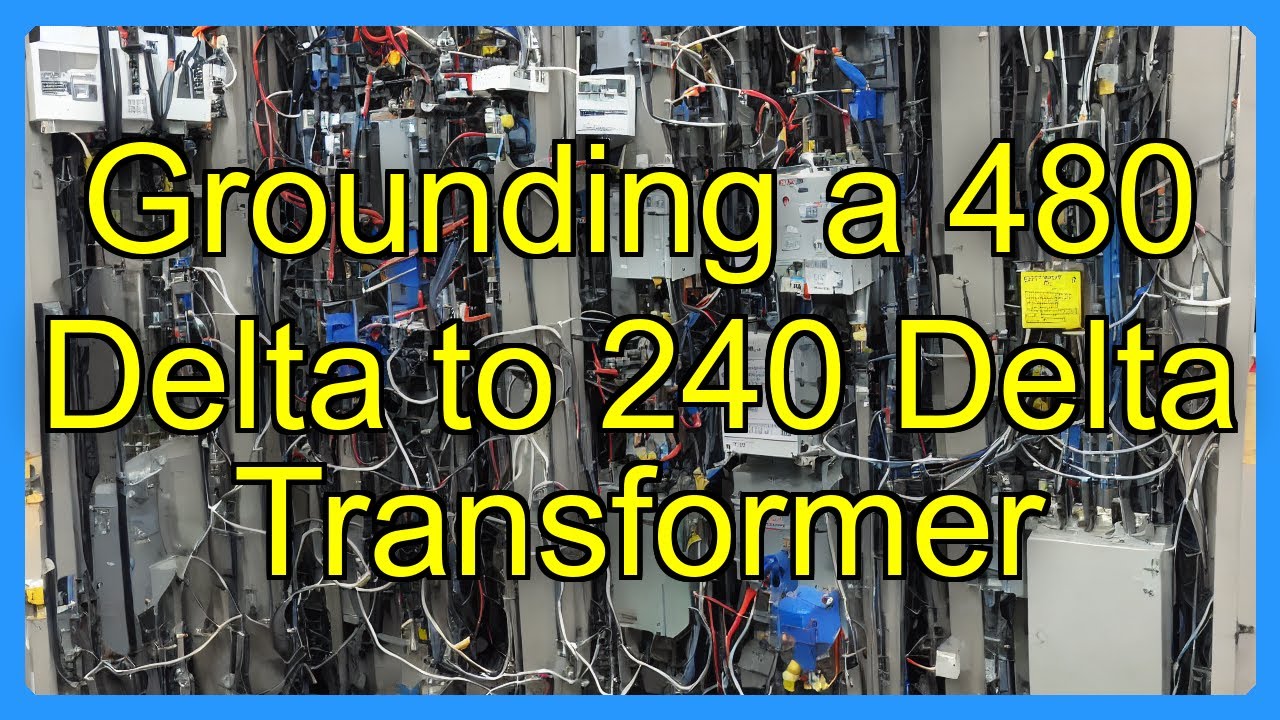 Grounding a 480 Delta to 240 Delta Transformer - YouTube