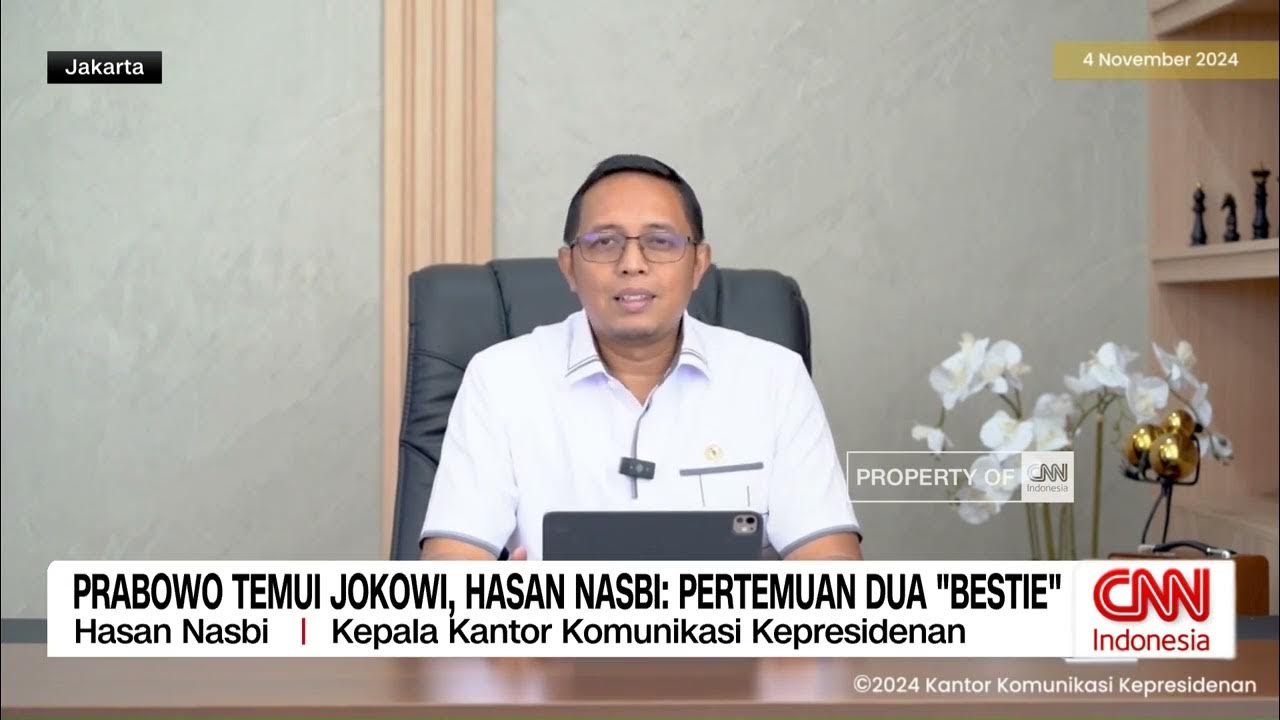 Prabowo Temui Jokowi, Hasan Nasbie: Pertemuan Dua "Bestie" - YouTube