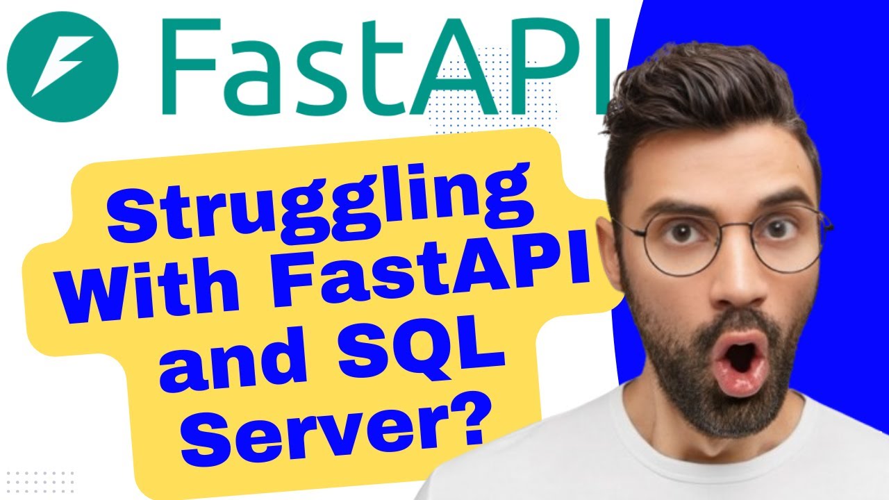 How to Integrate SQL Server with FastAPI | Curd Operation | Step-by-Step Tutorial - YouTube