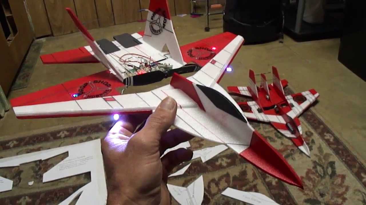 Part # 2 of 2 (MIG-29)) using Micro P-51 parts.Cutting, Assembling your ...