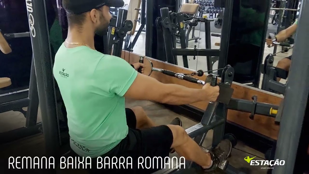 REMADA BAIXA BARRA ROMANA - EXERCICIOS ESTAÇÃO - YouTube