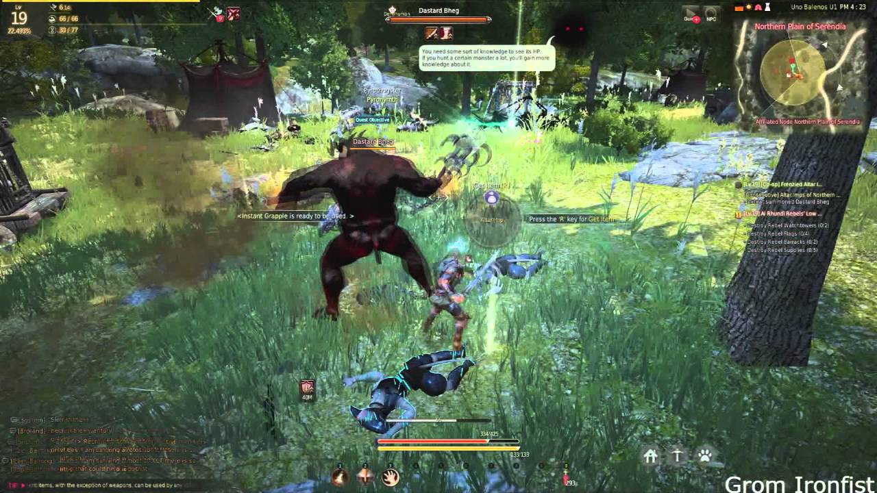 Black Desert Online Altar Imp Captain (no HP potions, Warrior) - YouTube