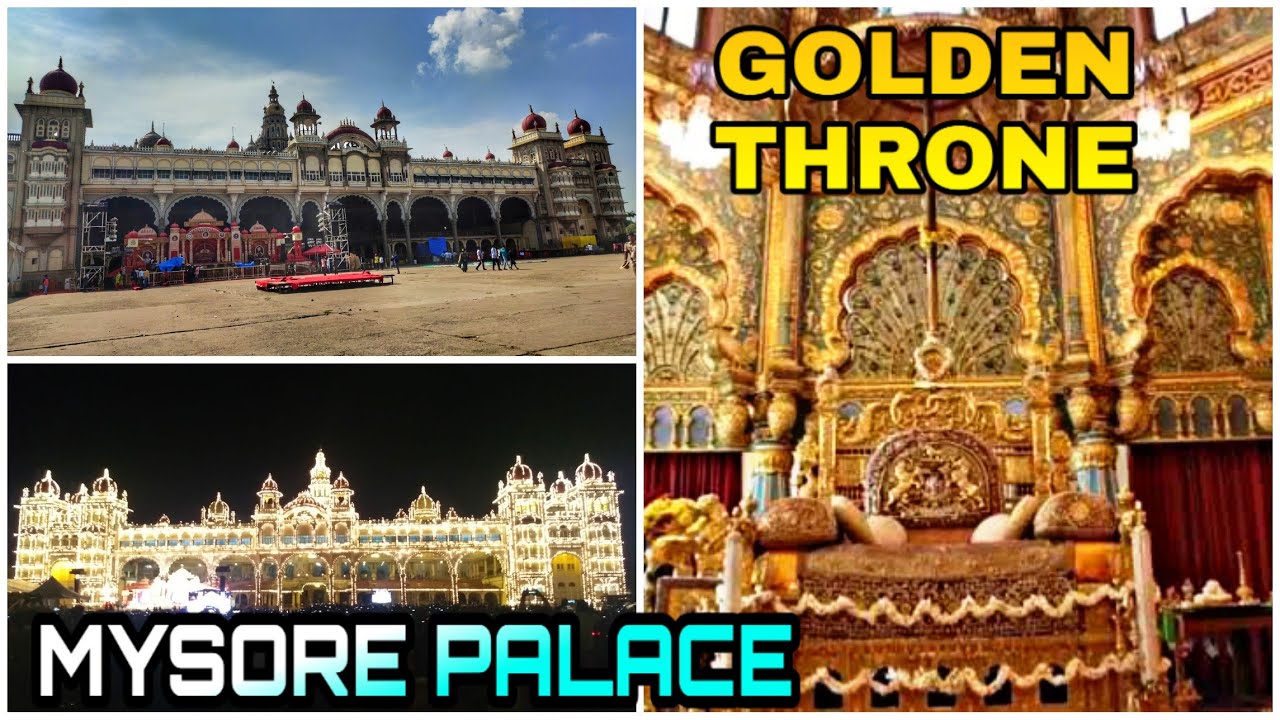 Mysore #PALACE- #DASARA SPECIAL || GOLDEN THRONE || Inside view of the ...