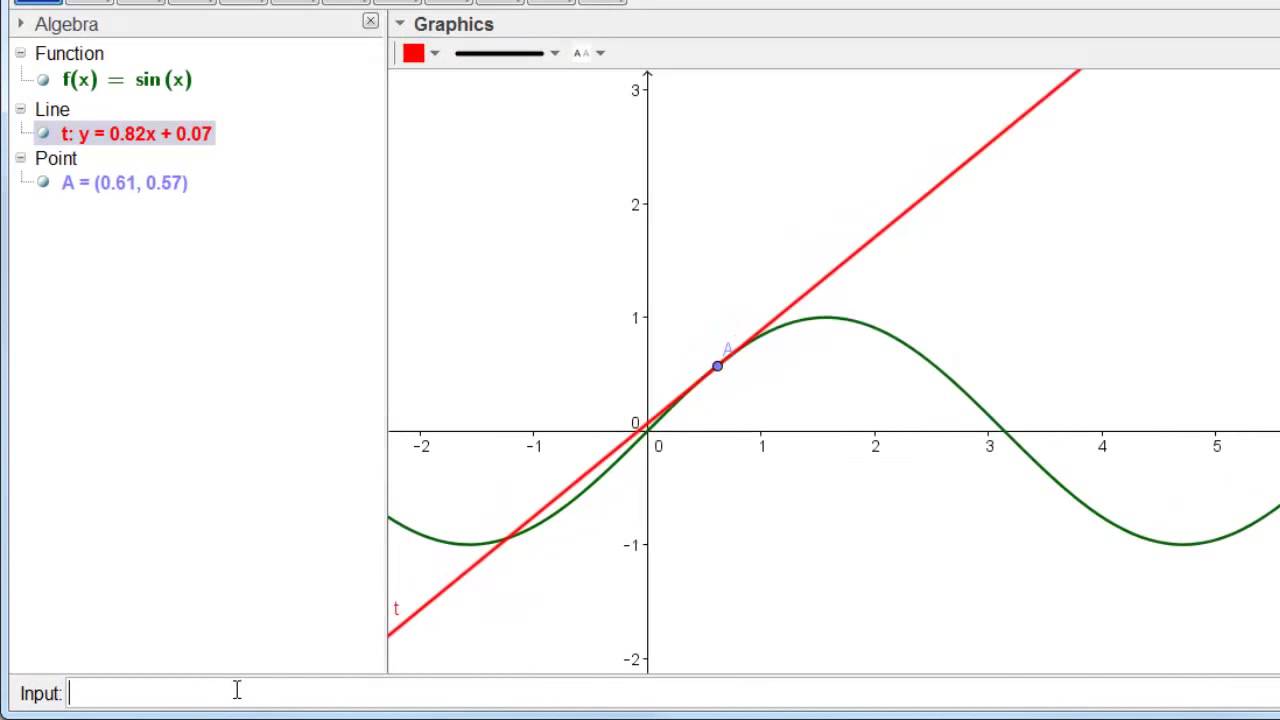 Derivative and Tangent of a Function - YouTube