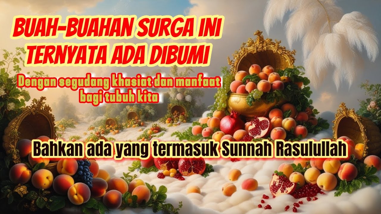 MasyaAllah! Buah-buahan Surga ini Ternyata ada di bumi - YouTube